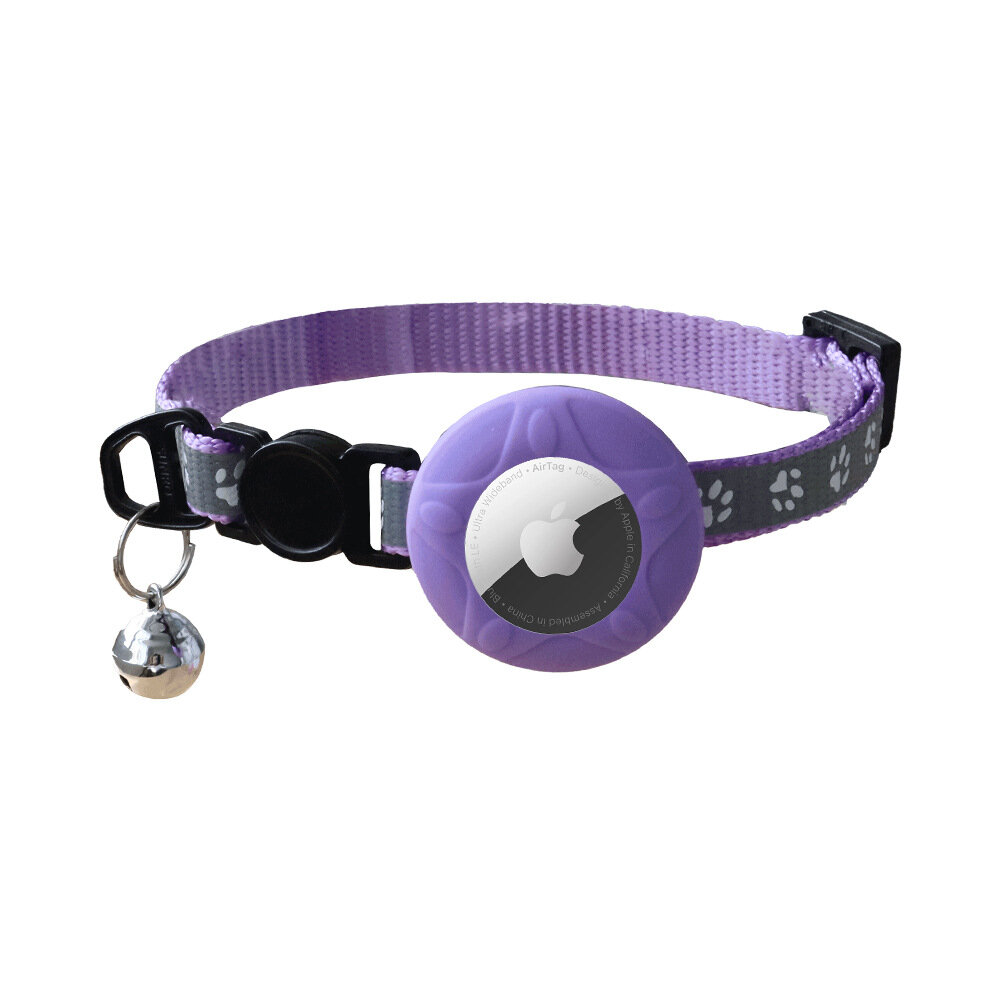 Ошейник-чехол Apple AirTag, для домашних животных, фиолетовый