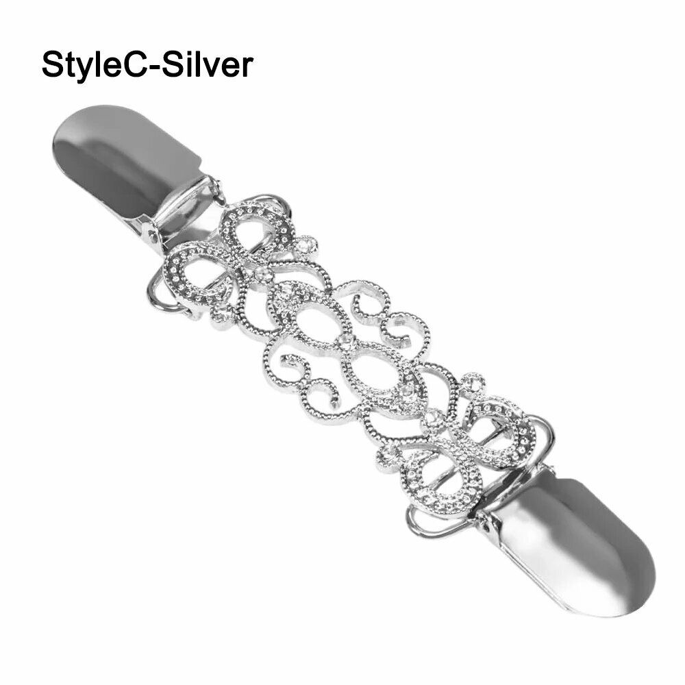 Винтажные зажимы для одежды Silver C