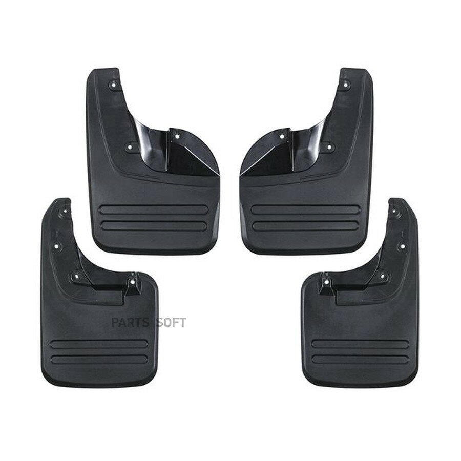 Брызговики задние+передние комплект под расширители HILUX 2005-2011 от официального дистрибьютора, CASP, артикул 11MF108