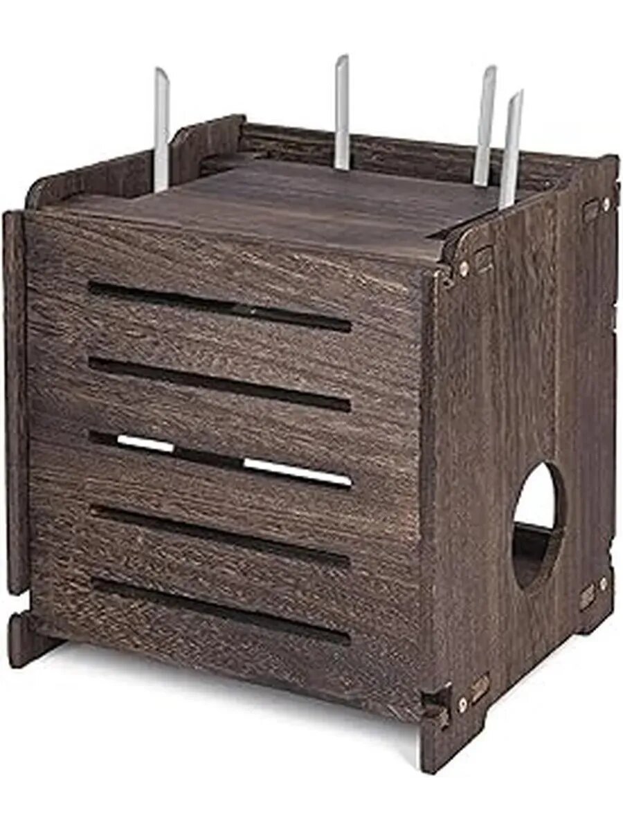 Деревянный кейс для роутера, сборка