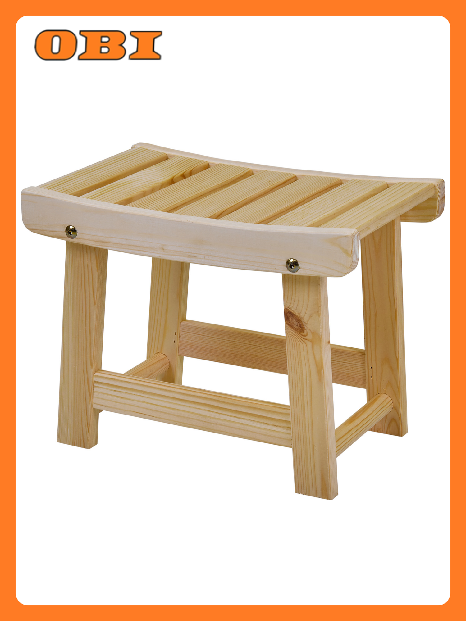 Банкетка садовая манчино сосна 40х26х30 см