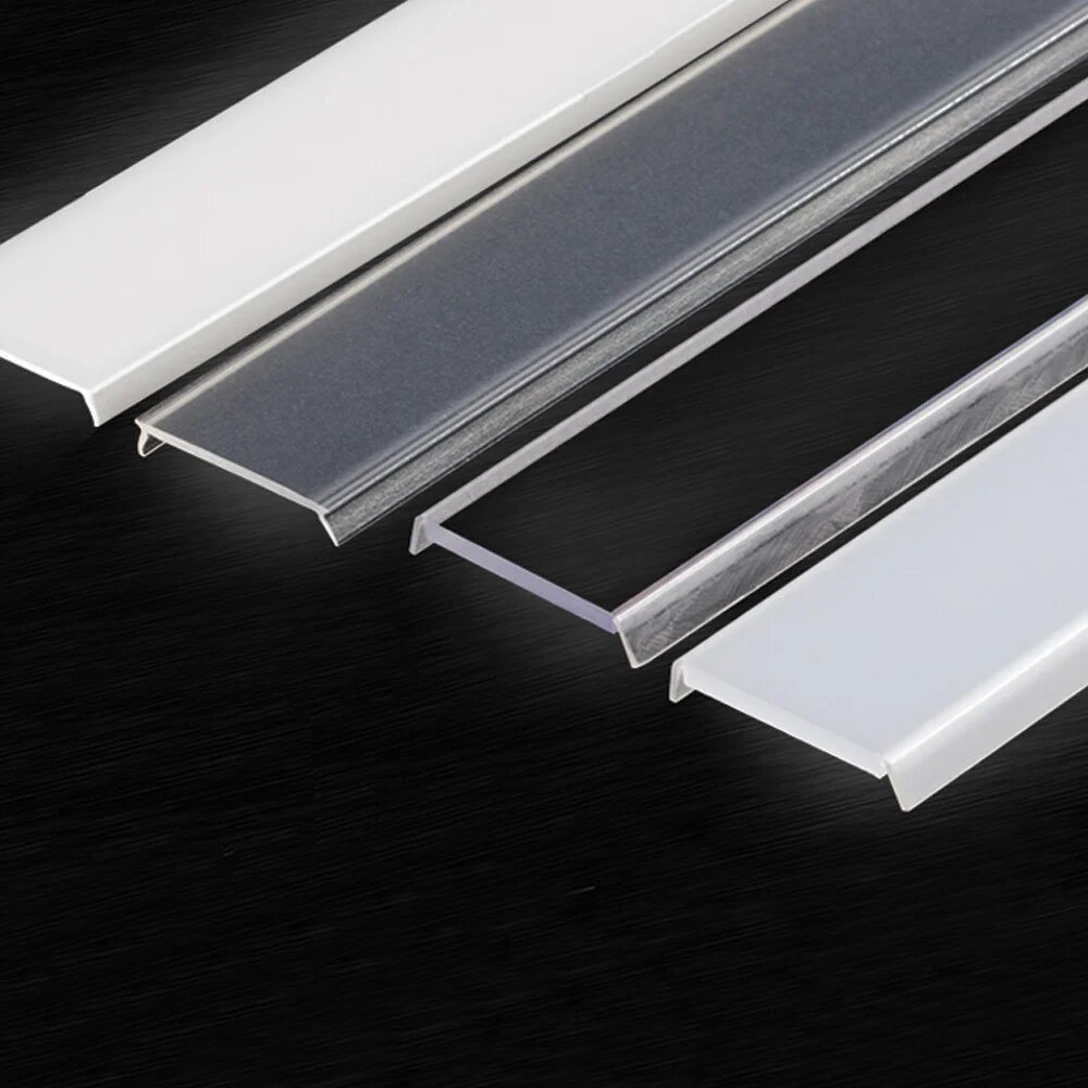 Экран Arlight MAT-L для профиля PLS-LOCK, поликарбонатный белый прямоугольный профильный — фото 1
