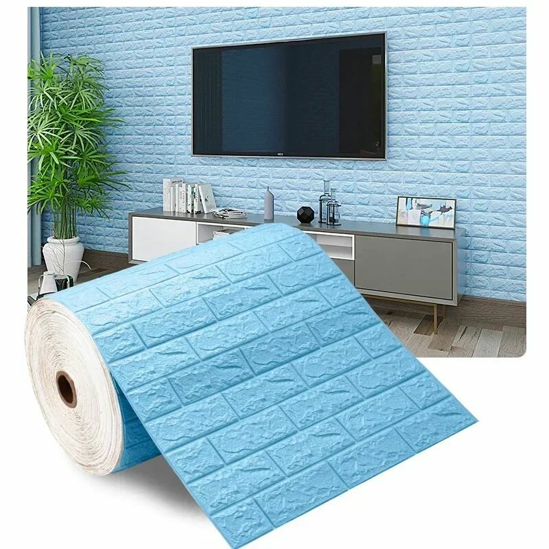 3d Стеновая панель Панели самоклеющиеся для стен плитка 70 смx1м, мягкие, интерьерные, пвх, декоративные