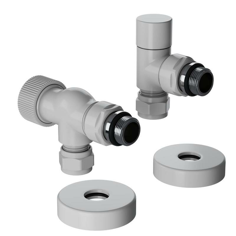 Набор термостатический осевой Design Pro 15мм М30х1.5 бел. Royal Thermo НС-1646642