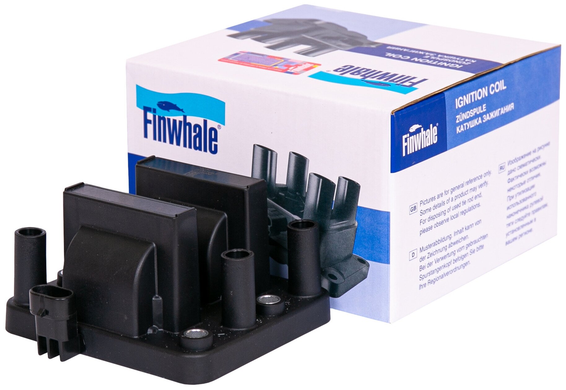 Катушка зажигания (модуль) для а/м Газель Бизнес дв. УМЗ-4216 ан.408.3705 (Finwhale) IC034