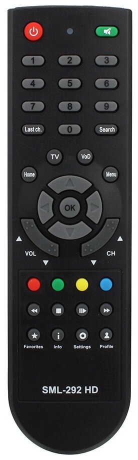 Пульт к РосТелеком SML-292 HD Base (МТС Smartlabs)