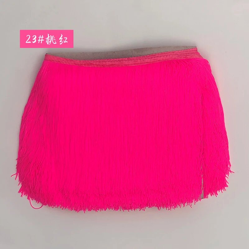 Бахрома полиэстер 10 ярдов 15 см для декора Розовый, 10 yards, tao fen