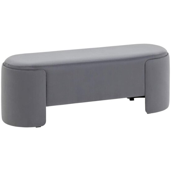 Банкетка Stool Group Taks велюр серый