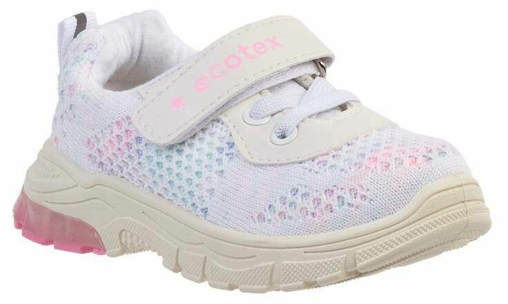 Кроссовки Кроссовки для девочки ECOTEX STAR, Арт. 7-095TF, цвет: белый, Размер 27