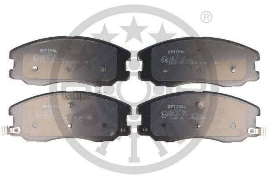 OPTIMAL BP-12362 Колодки тормозные дисковые комплект CHEVROLET: CAPTIVA (C100 C140)OPEL: ANTARAVAUXHALL: ANTARA