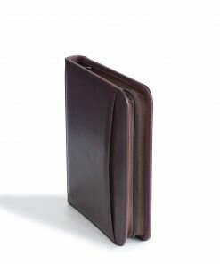 Папка-переплёт Kurt Optima для монет, банкнот, открыток. Коричневая. Leuchtturm