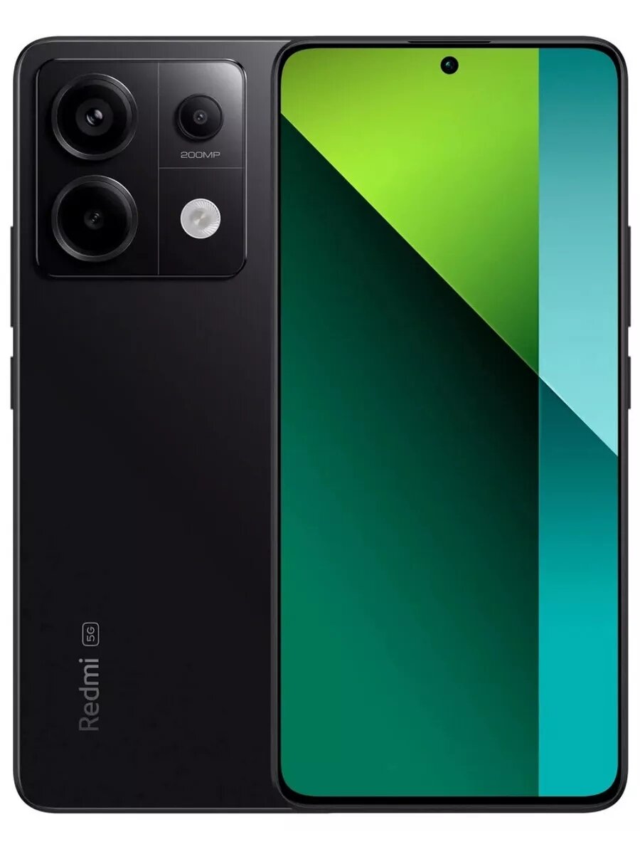 Смартфон Xiaomi Redmi Note 13 Pro 5G, 12/512 GB, GL, Midnight Black / черный