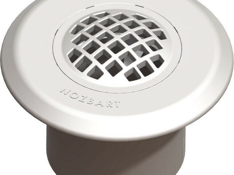 Форсунка стеновая подающая/всасывающая NOZ-107 под бетон Nozbart