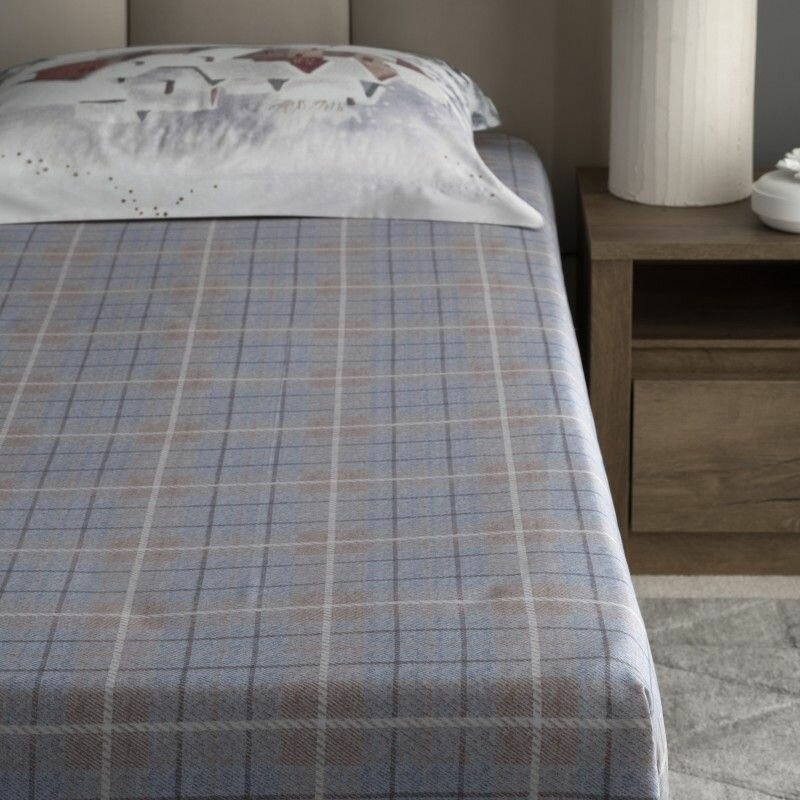 TOGAS Простыня на резинке "сноуви" 180x200+35 см, хлопок-сатин, 1шт.