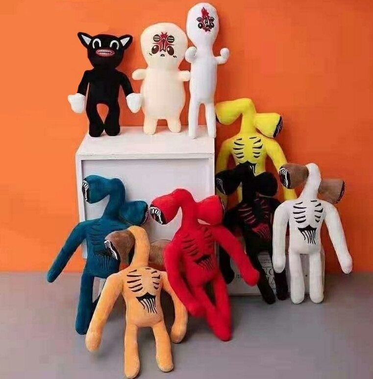 Мягкие игрушки Сиреноголовые, Картун Кэт, SCP 9 штук по 35 СМ