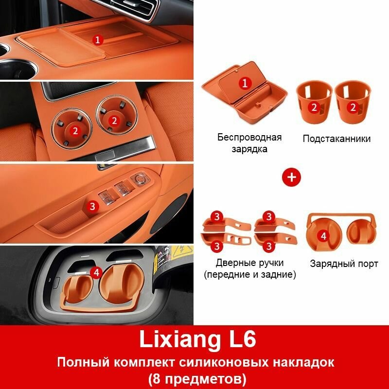 Силиконовые накладки Lixiang L6