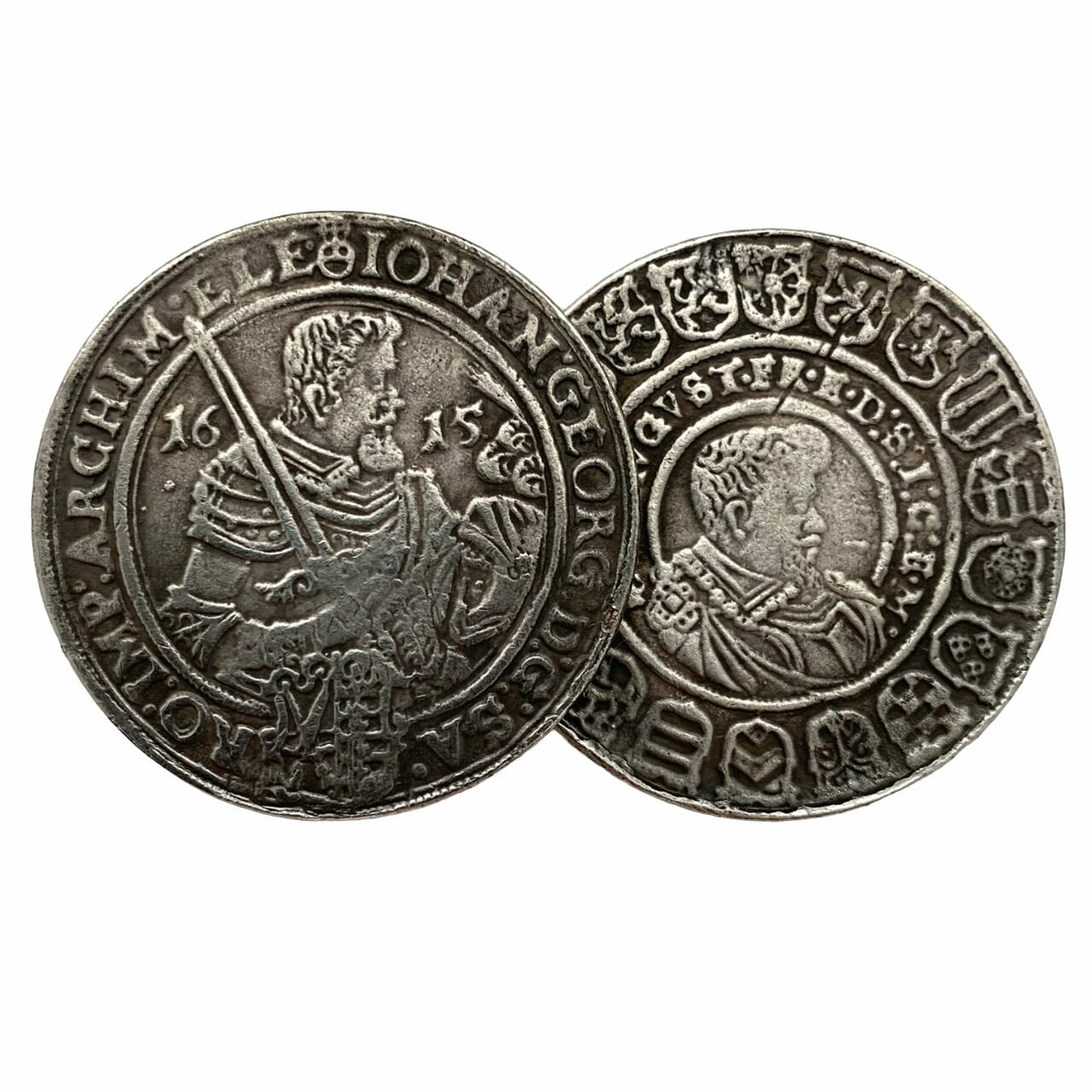 Талер 1615 года "Иоган Георг Германия" Средневековая Европа. Коллекционная монета.