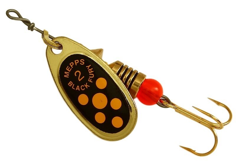 Блесна вращающаяся MEPPS BLACK FURY (4,5гр/Gold/Yellow)