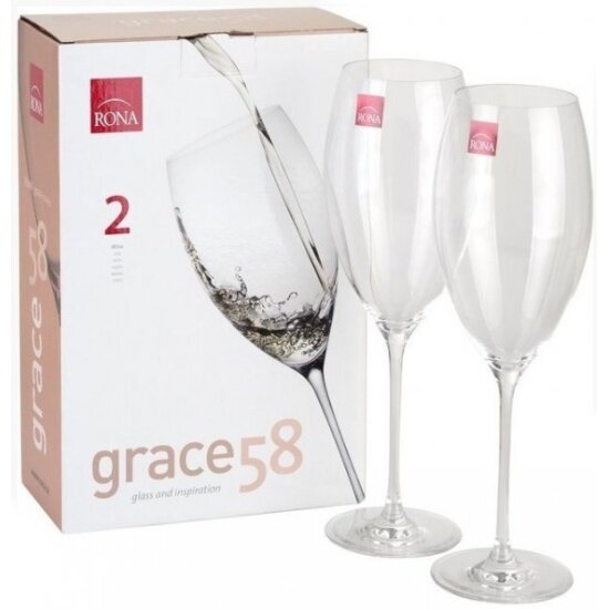 Набор бокалов для вина Rona "Grace" 580 мл, 2 шт. (900-500)