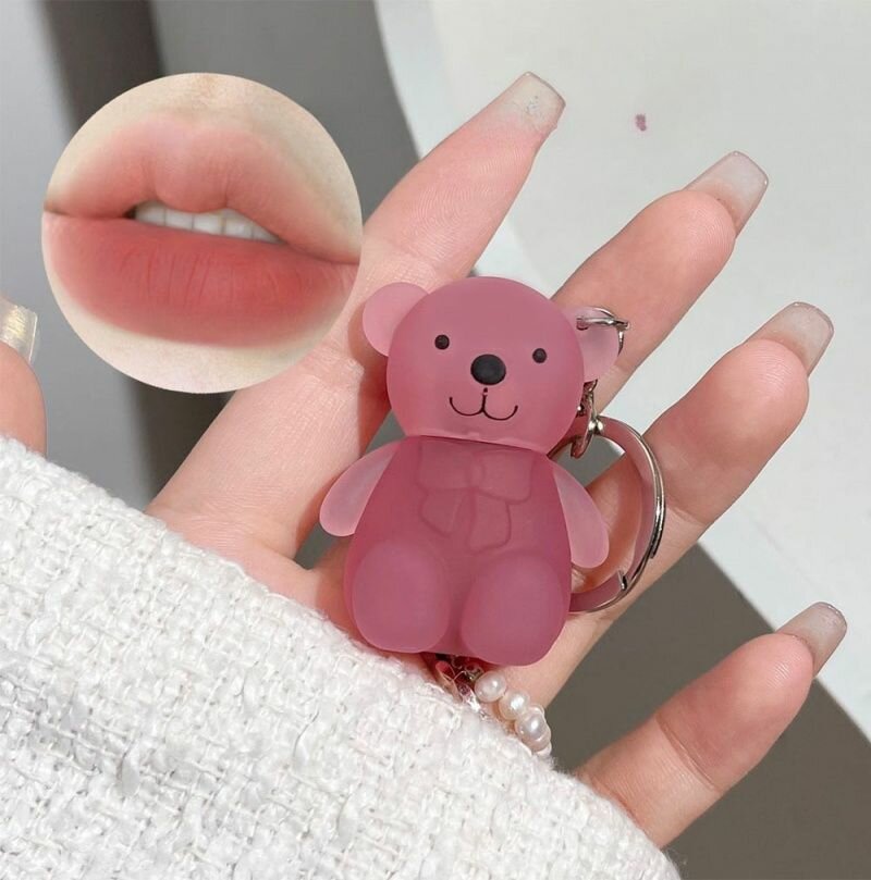 Блеск для губ, ART VALUE, Медведь, Природа, осень и зима, увлажнение и долговечность