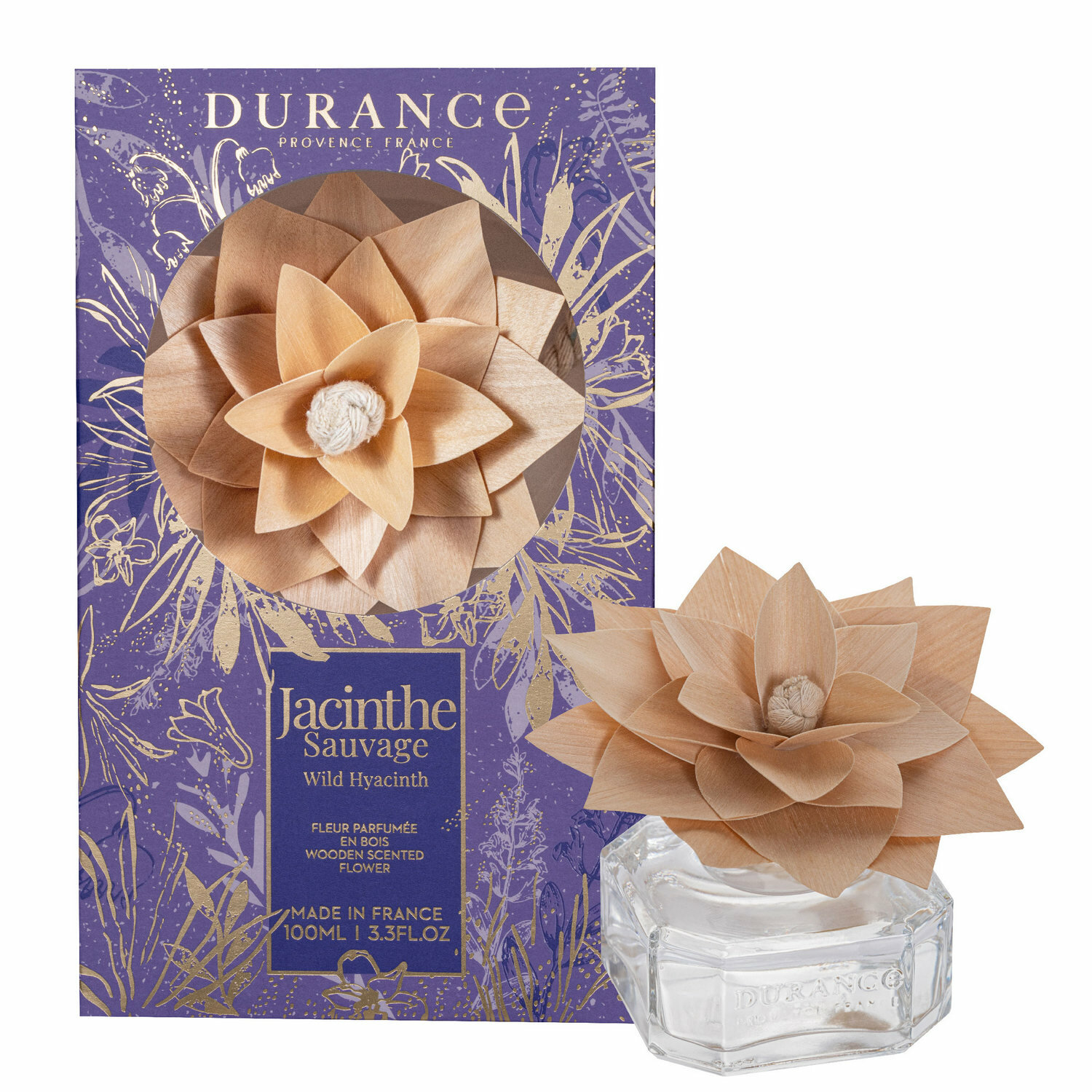 Durance / Диффузор-цветок Дикий гиацинт 100мл/ Wild Hyacinth