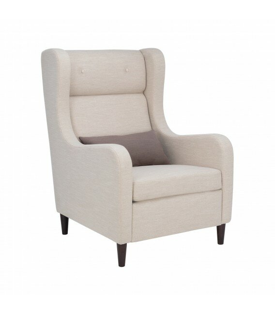 Кресло Leset Галант, ткань рогожка, melva 06, компаньон melva 20