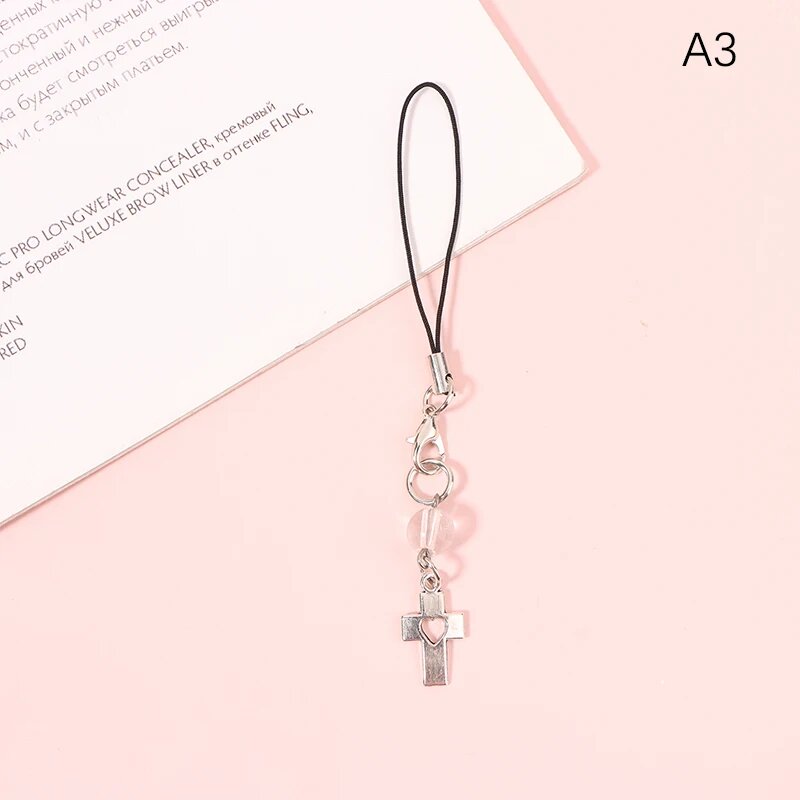 Брелок для телефона ремешок с подвеской Y2K Kawaii-милый кулон ювелирные изделия брелок шнурок A3