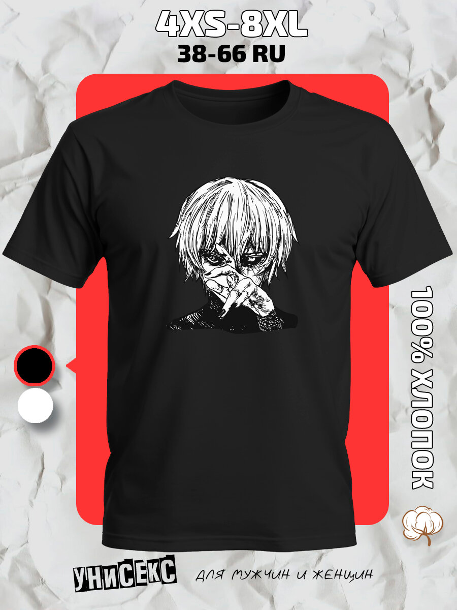 Футболка с принтом Токийский Гуль