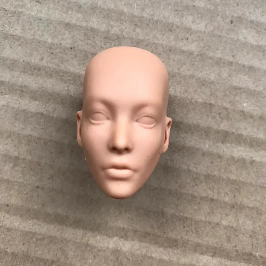 Пластиковые лысые кукольные головы MENGF FR белый розовый бежевый Hungarian Skin