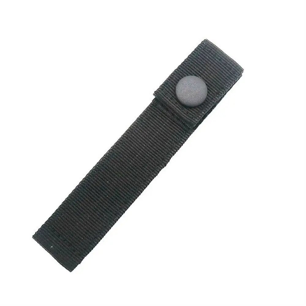 Черная Molle лента с фиксатором