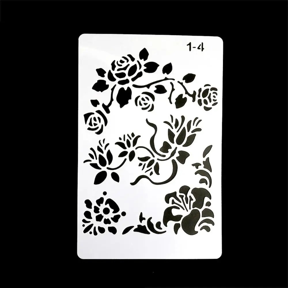 Шаблоны для рисования XIALUOSHAN 01208~01220 Черный, 1-4
