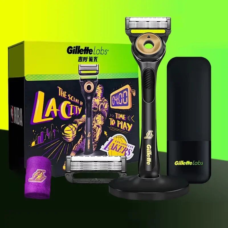 Бритвы Gillette Labs Aurora Flexdisc 2 шт. purple with box
