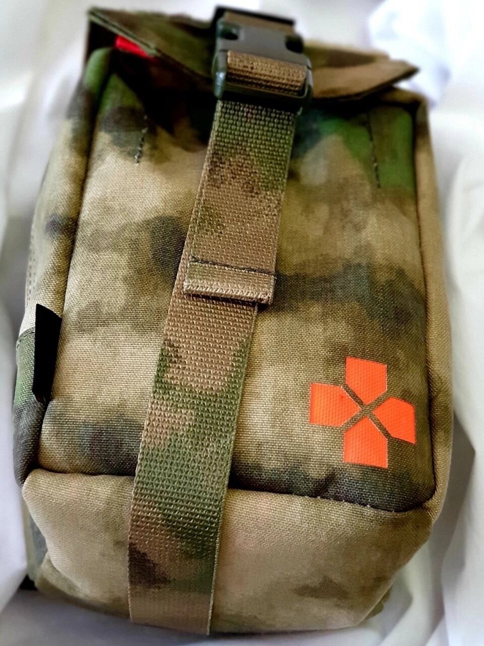 Аптечка тактическая, 2 отделения, бежевая, высота 18см, ширина 12см