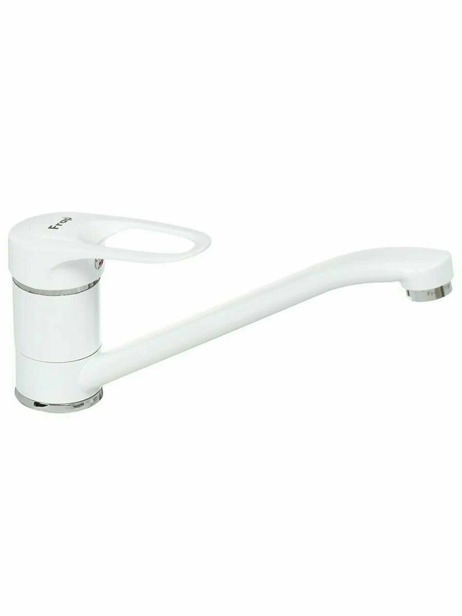 Смеситель Frap H28 F4928, для кухни, белый, гранит, из силумина