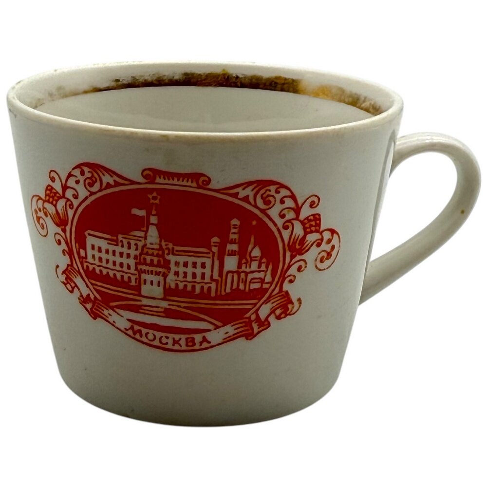 Кружка "Москва", 200 мл, фарфор, 1965-1991 гг, ДФЗ Вербилки, СССР