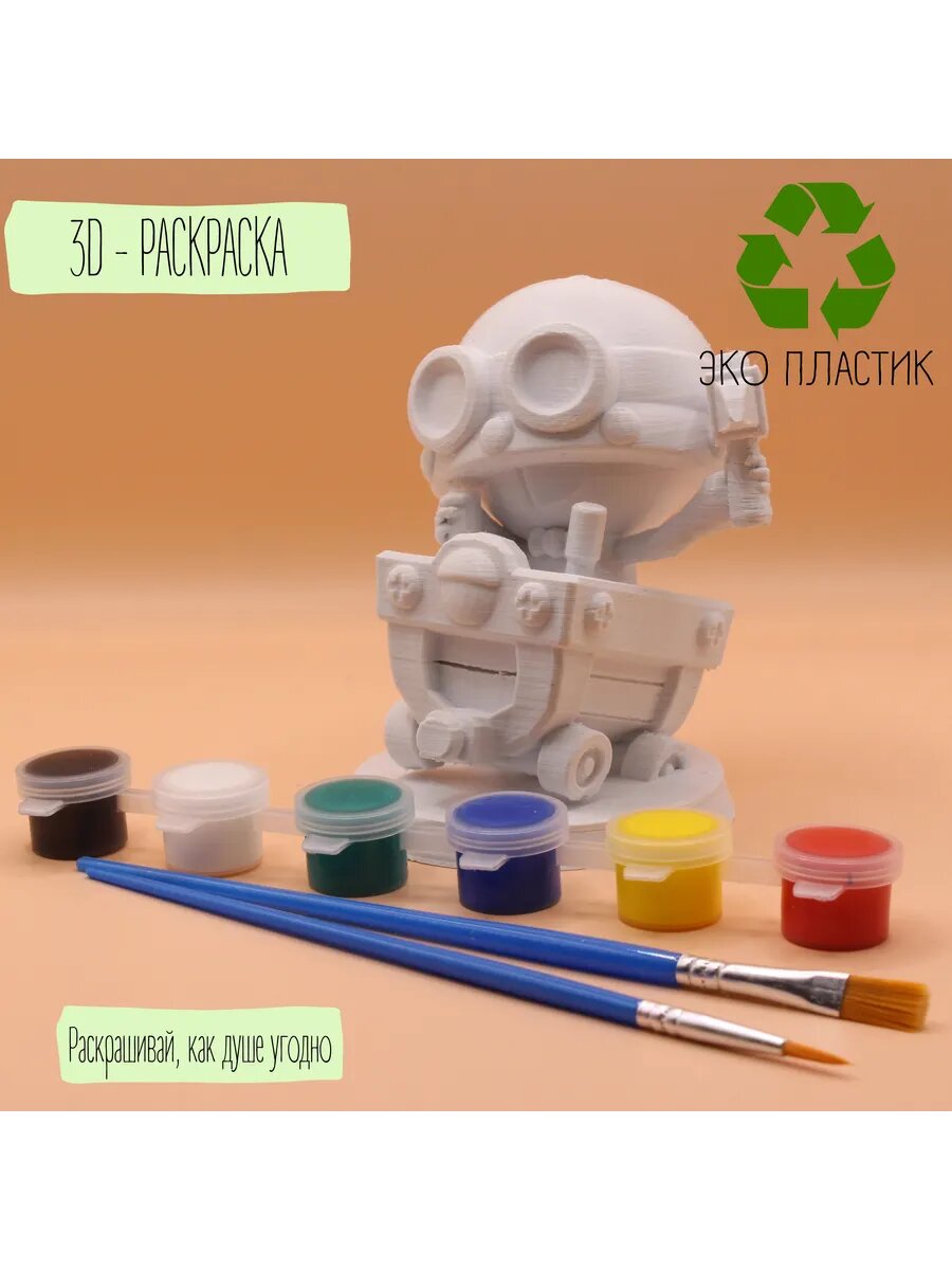 Brawl Stars Карл (Carl) Набор для раскрашивания