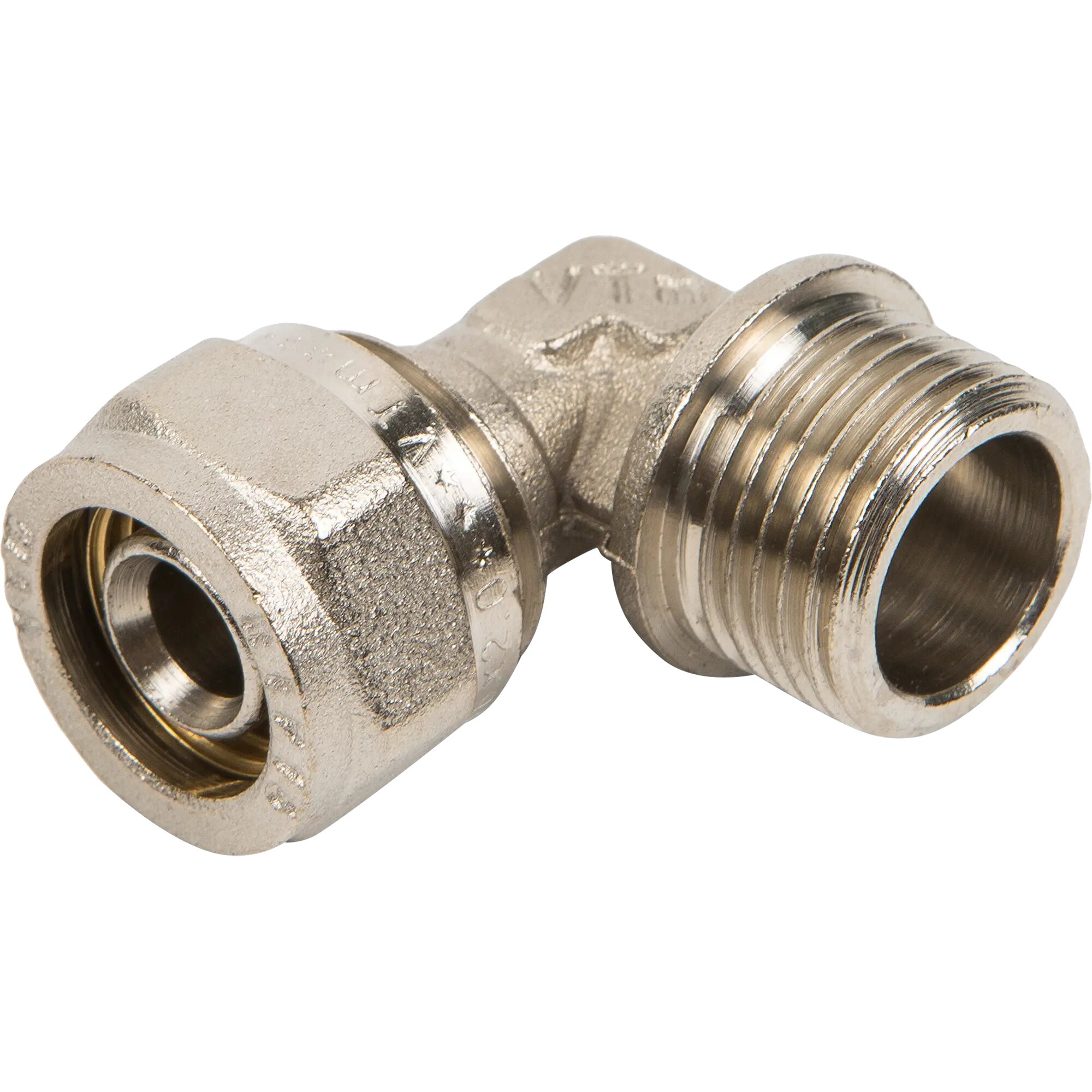 Valtec Угол комбинированный 90° латунь НР резьба 1/2x16 мм VTM.353 для сантехники