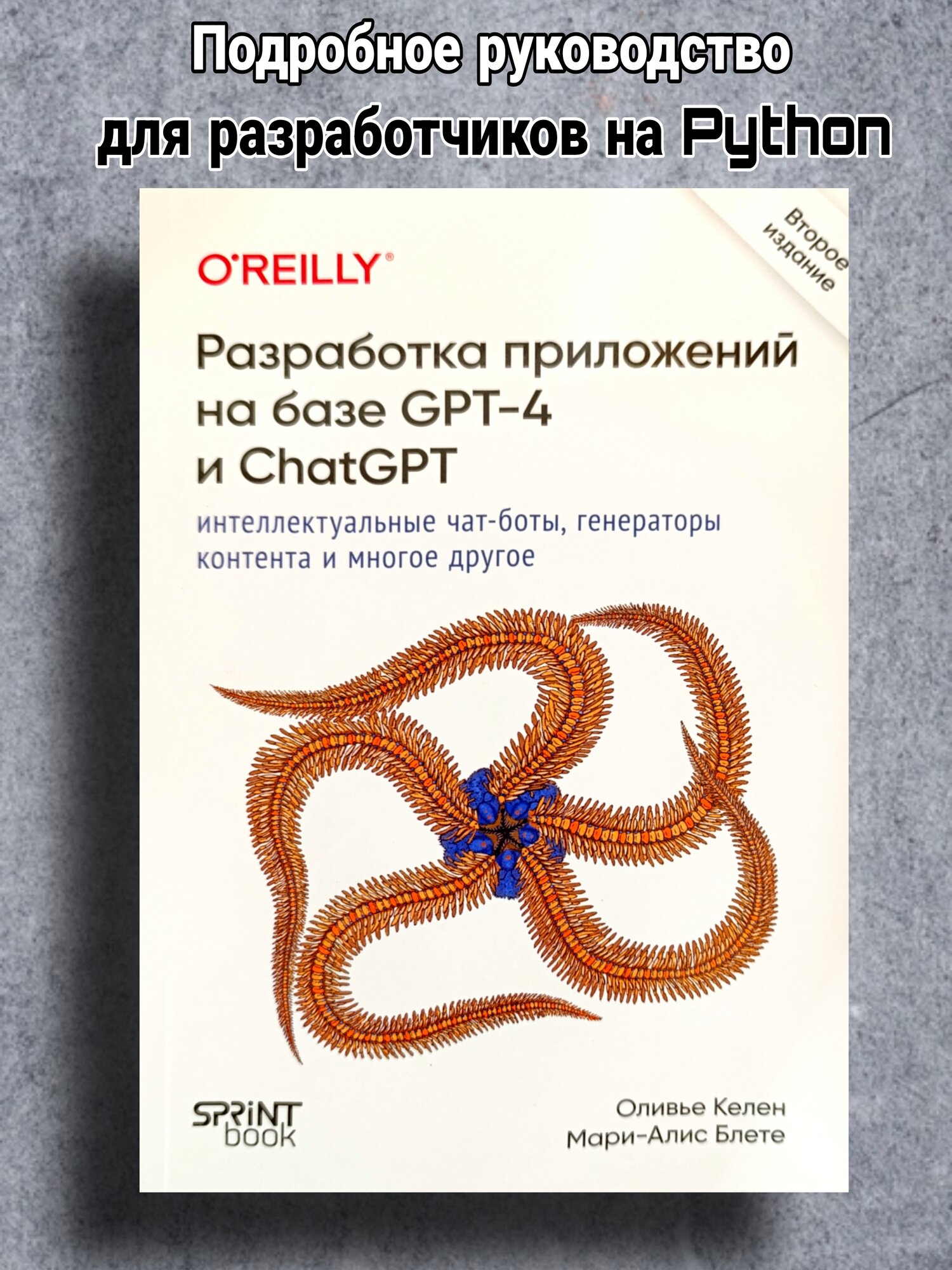 Книга "Разработка приложений на базе GPT-4 и ChatGPT", Мари-Алис Блете, Оливье Келен