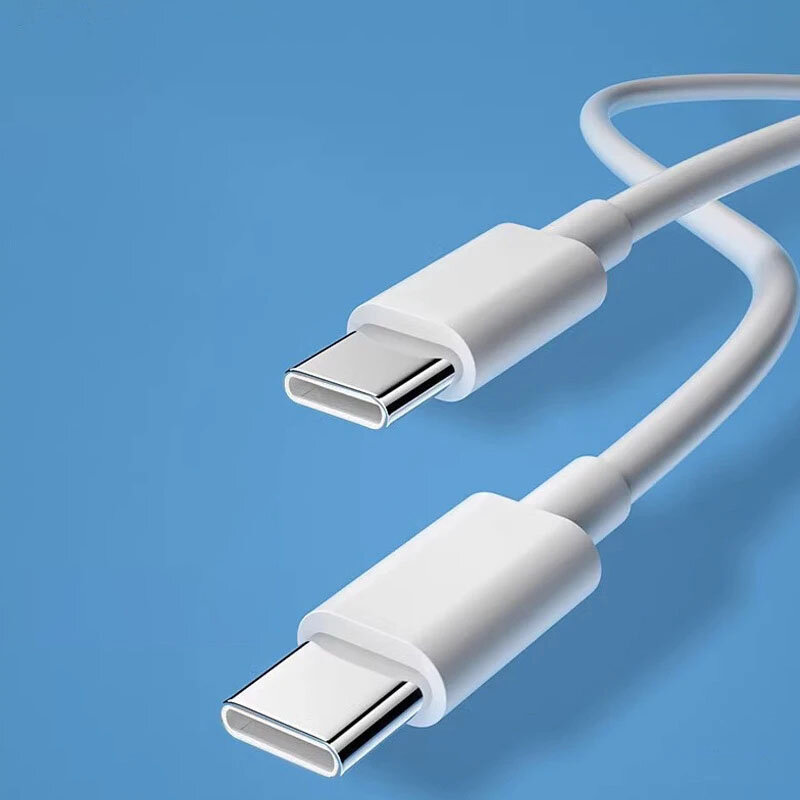 100 Вт двойной кабель типа C 2 м PD сверхбыстрая зарядная линия для Xiaomi Samsung Huawei Honor быстрая зарядка USB C кабели шнур для передачи данных