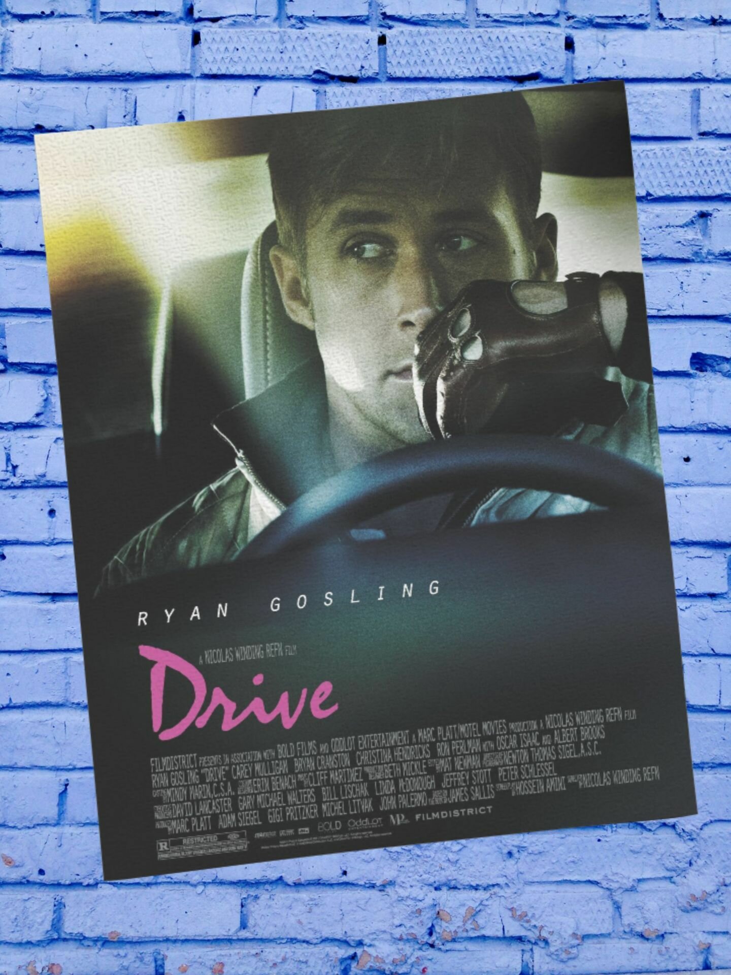 Постер pinterest "Драйв", 29х42, А3, глянцевый