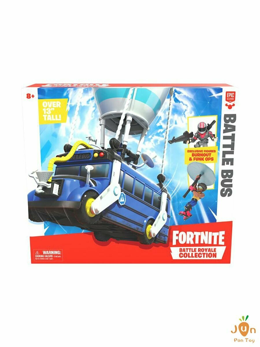 Детские игрушки Фортнайт, боевые автобусы с Фигурка / EPIC Game Moose Fortnite Battle Royale Collection Battle Bus