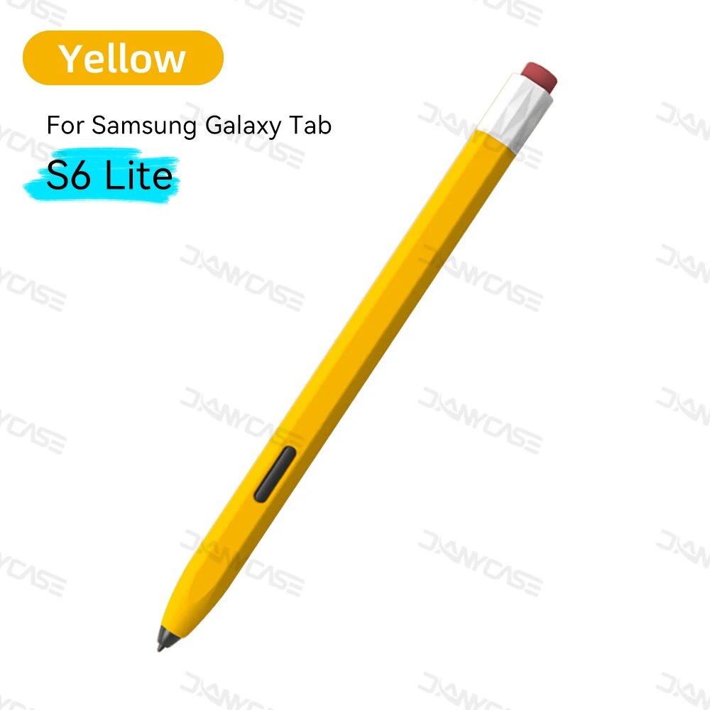 Силиконовый чехол для стилуса DANYCASE для Samsung S6 Lite/S7/S8 Yellow S6 Lite