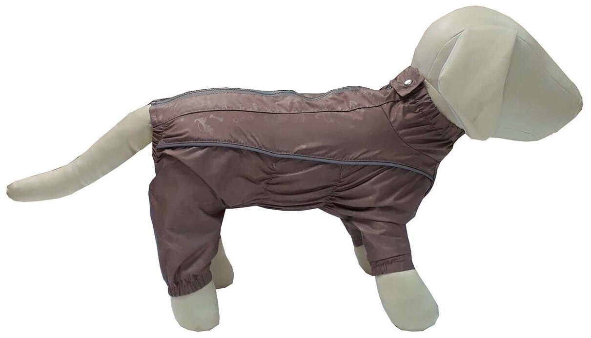OSSO FASHION дождевик для собак всех пород какао для девочек (50-1)