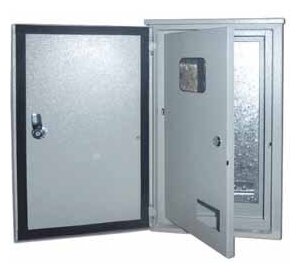 DEKraft Корпус металлический учетный навесной 520х310х150, 3-фазный, 2дв, 9 модулей, IP54