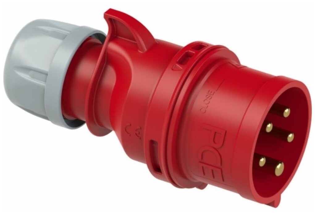 Кабельная вилка PCE 32А 380V 3P+N+E IP44 025-6