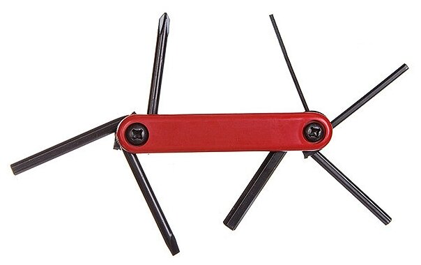 Ключи шестигранные, набор +/-/2/3/4/5/6 (7 предметов)