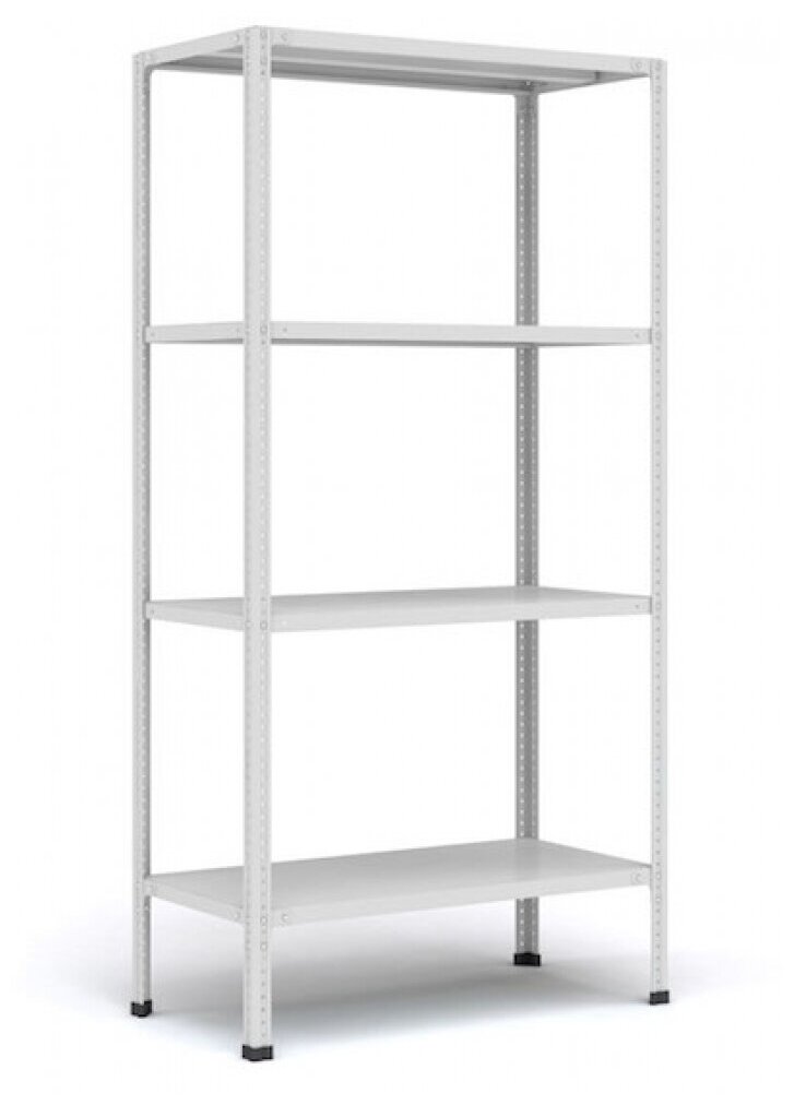 Стеллаж пакс МС-234/500 4020001, из прочной стали стационарный напольный стеллаж из металла, безболтовое соединение