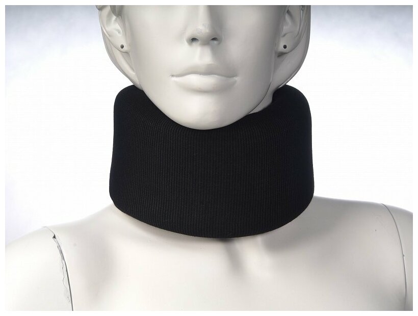 К-80-08 черный Бандаж шейного отдела, мягкий (выс.10,5см)