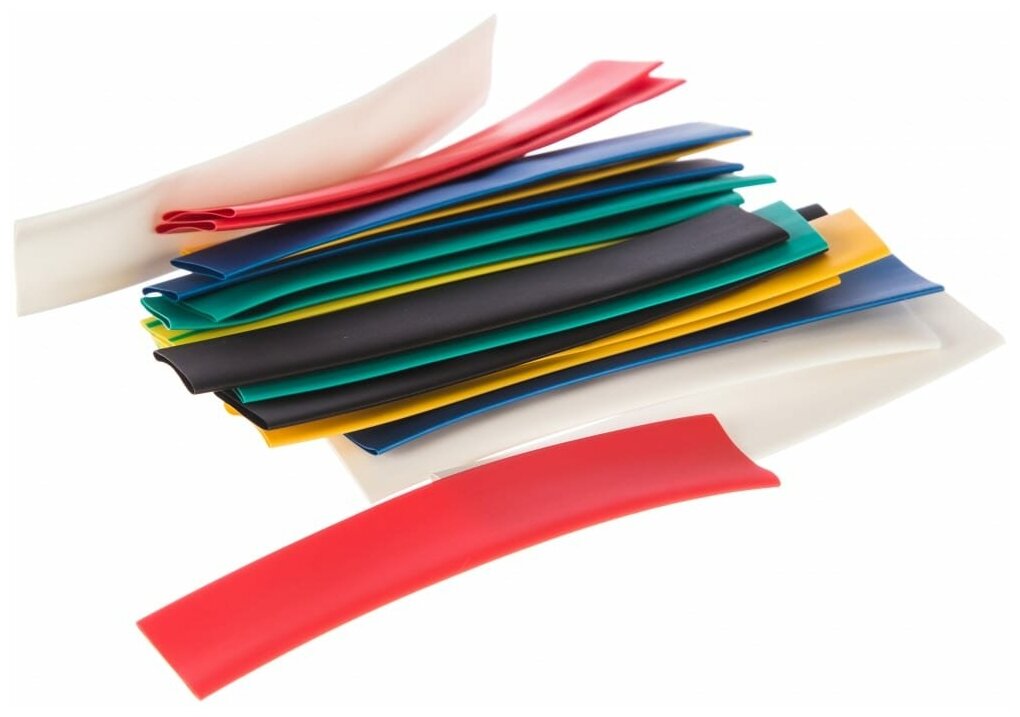 Набор термоусаживаемых трубок DORI ТУТ 12/6 21 шт, 100мм 45182