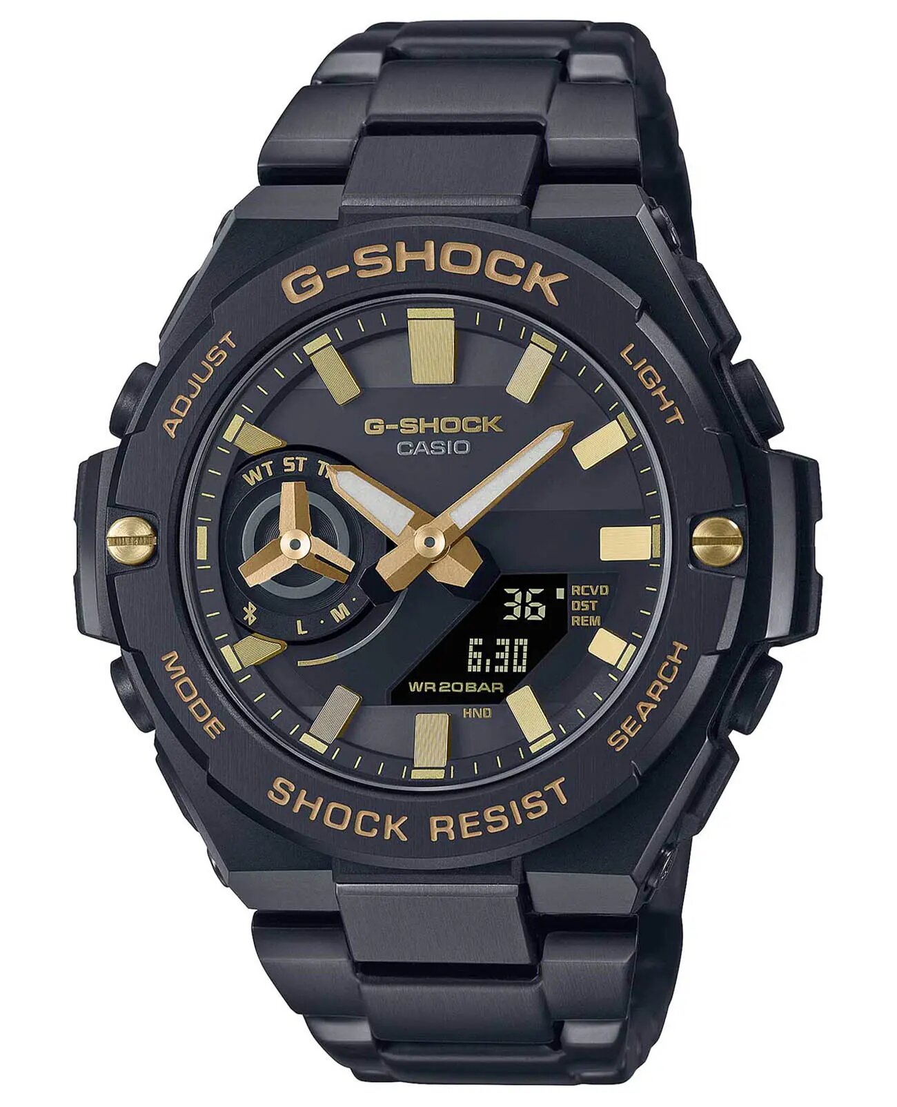 Наручные часы CASIO G-Shock, черный/золотой